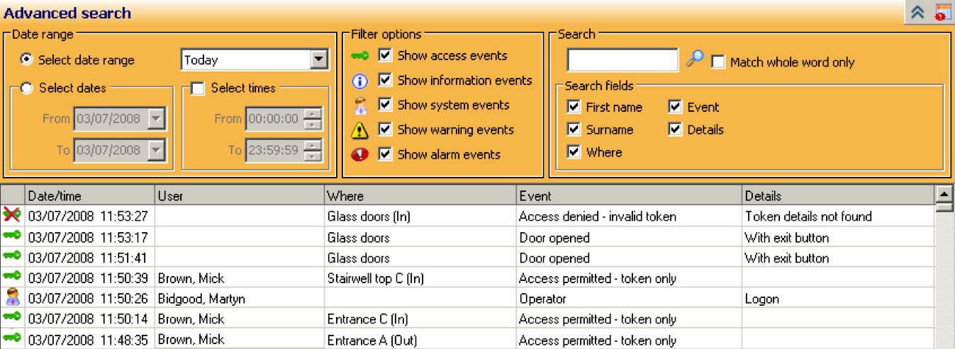 Paxton Net2 Events | All Secure Security Resources - Manuals & Pdf's
